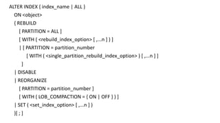Understanding indexes in sql server | PPTX