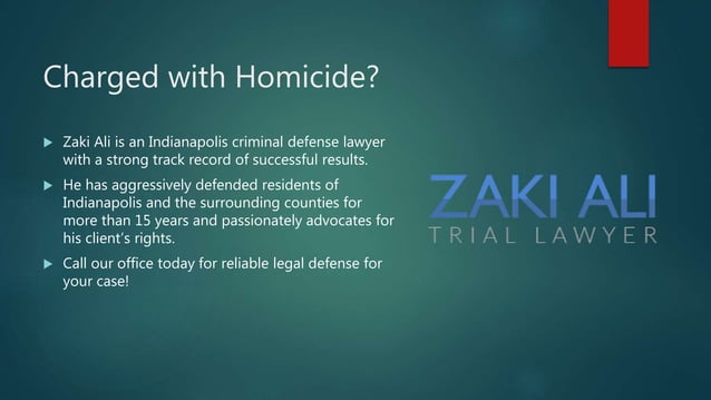 Understanding Indiana's Homicide Laws | PPT