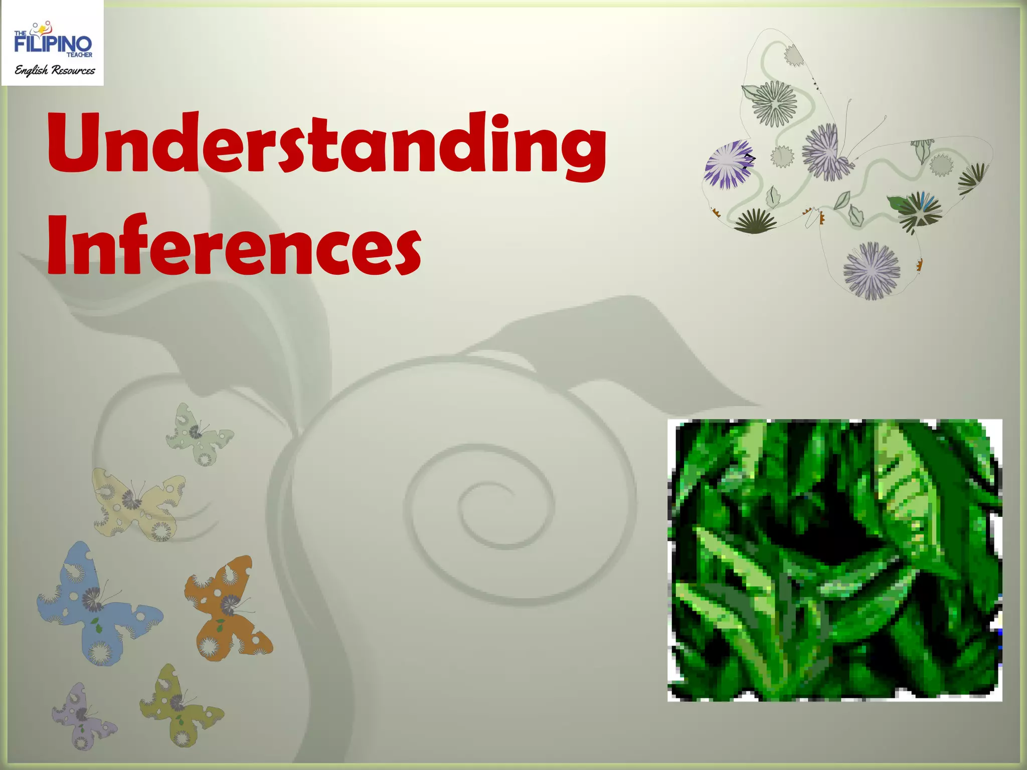 Understanding inferences | PPT
