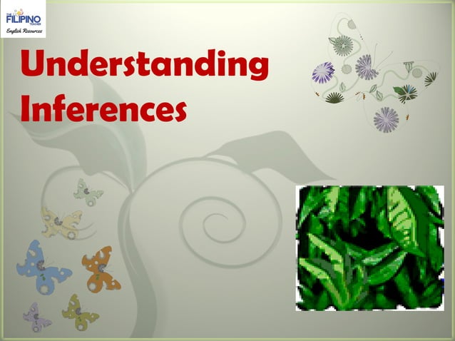 Understanding inferences | PPT