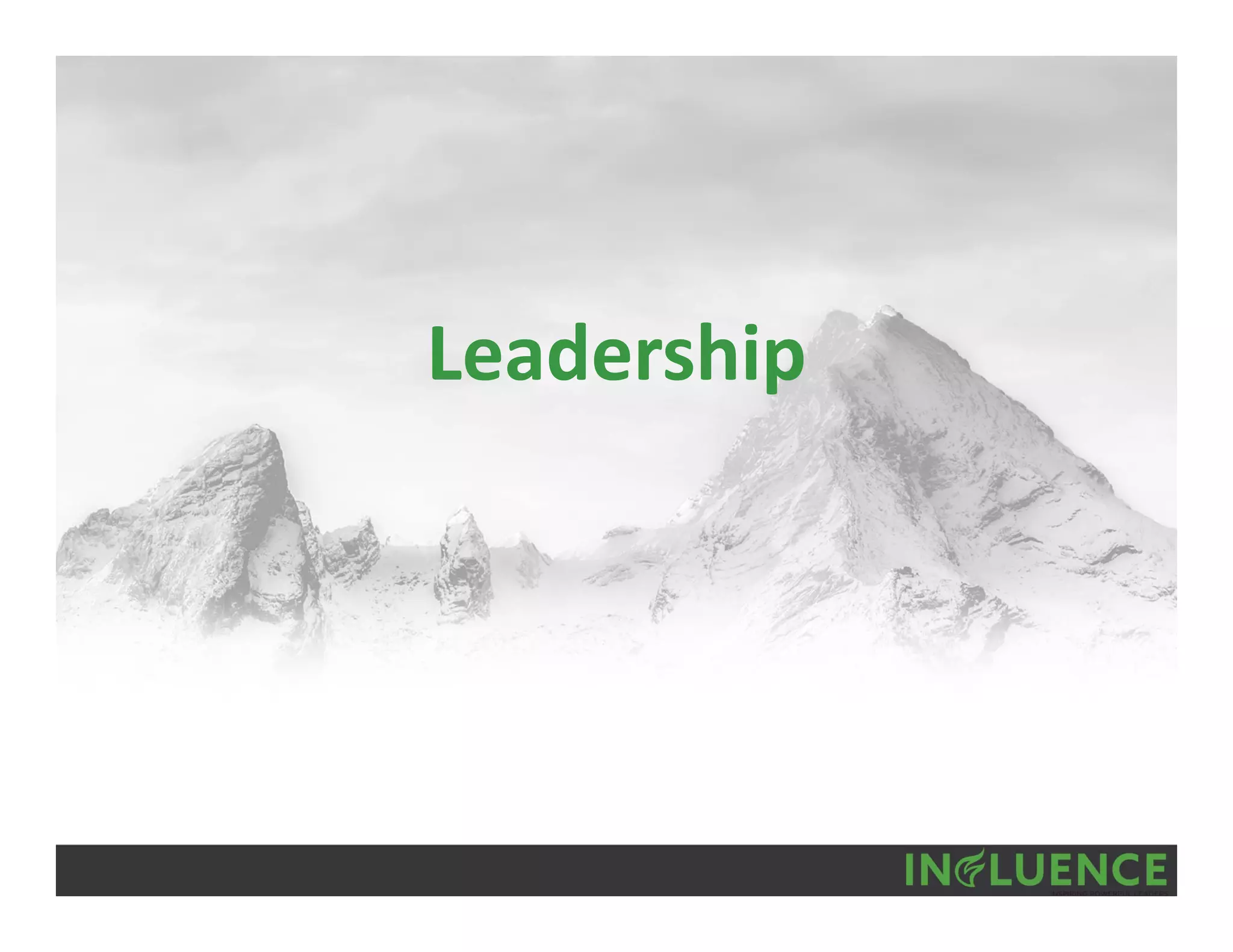 Understanding influence | PDF