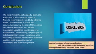 Understanding Initial Recognition of Property, Plant, and Equipment ...