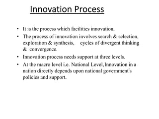 Understanding innovation process | PPTX