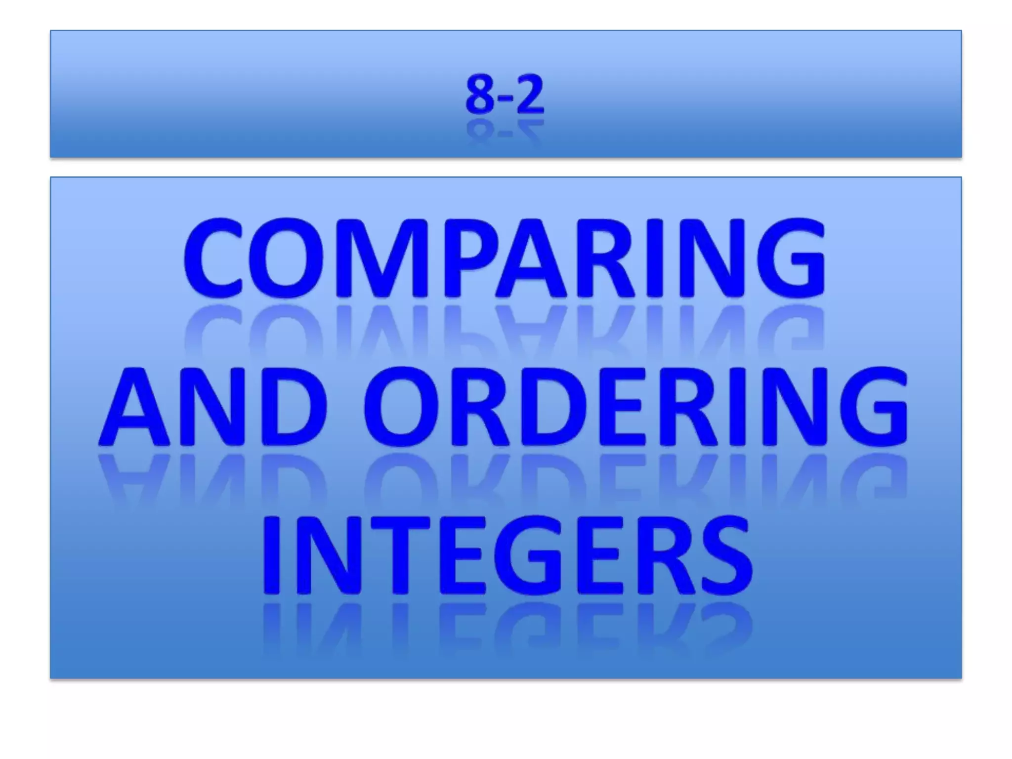 Understanding Integers | PPTX
