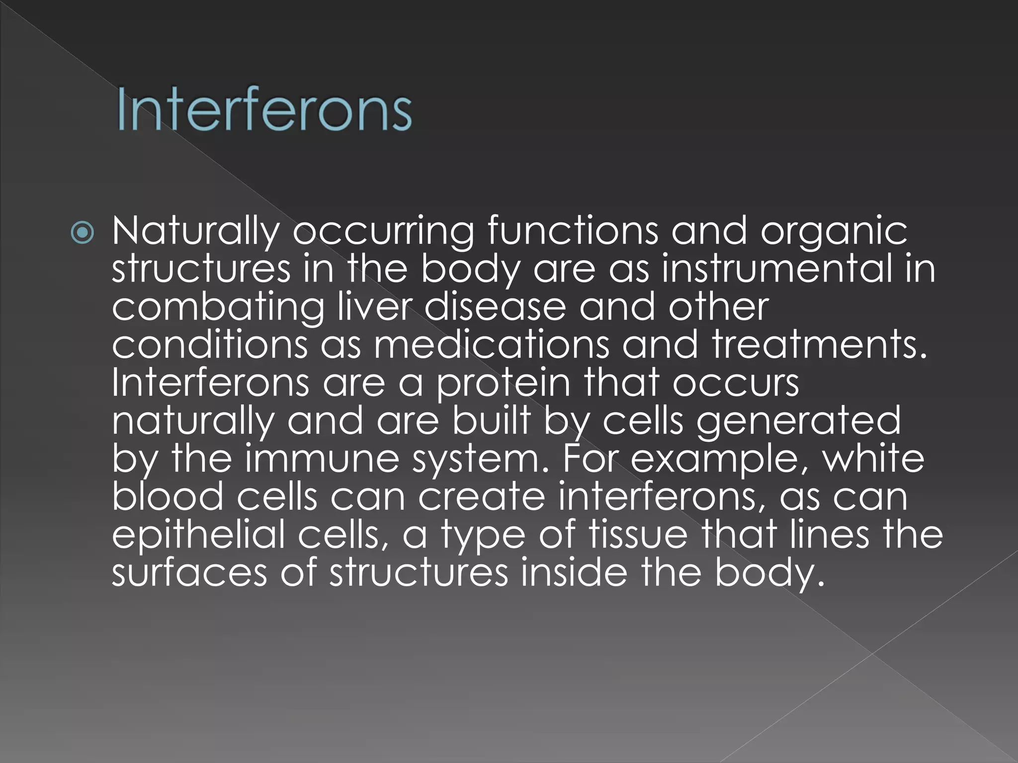 Understanding Interferons | PPTX