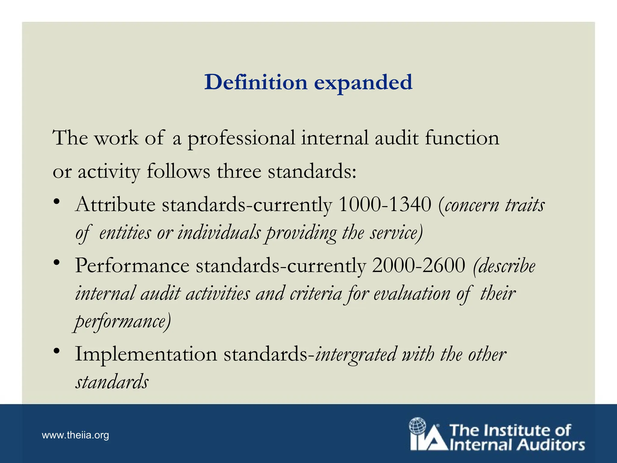 Understanding Internal Auditing Presentation | PPT