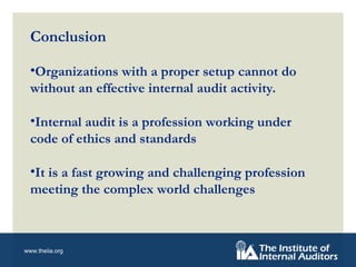 Understanding Internal Auditing Presentation | PPT
