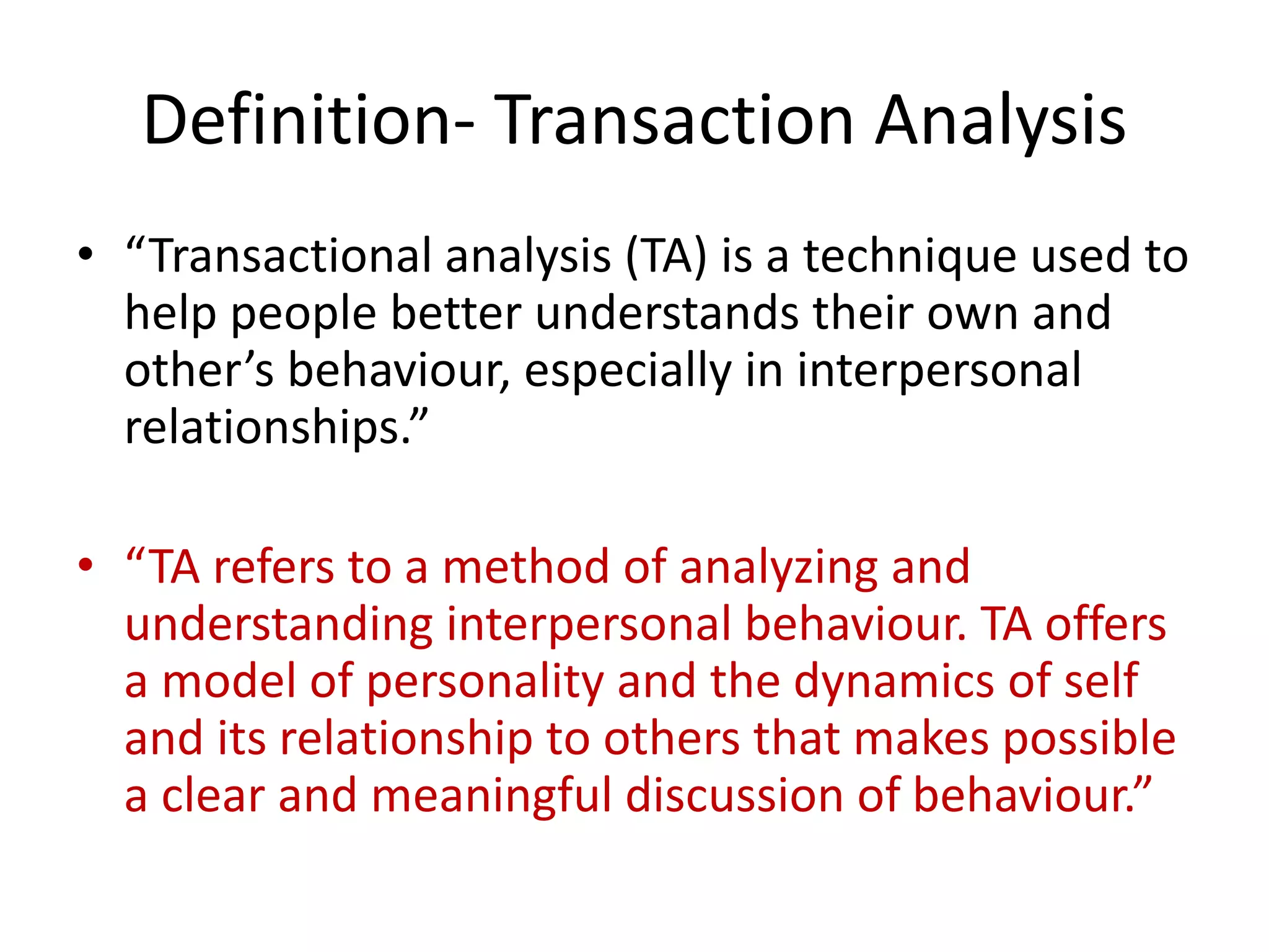 Understanding interpersonal behaviour | PPT