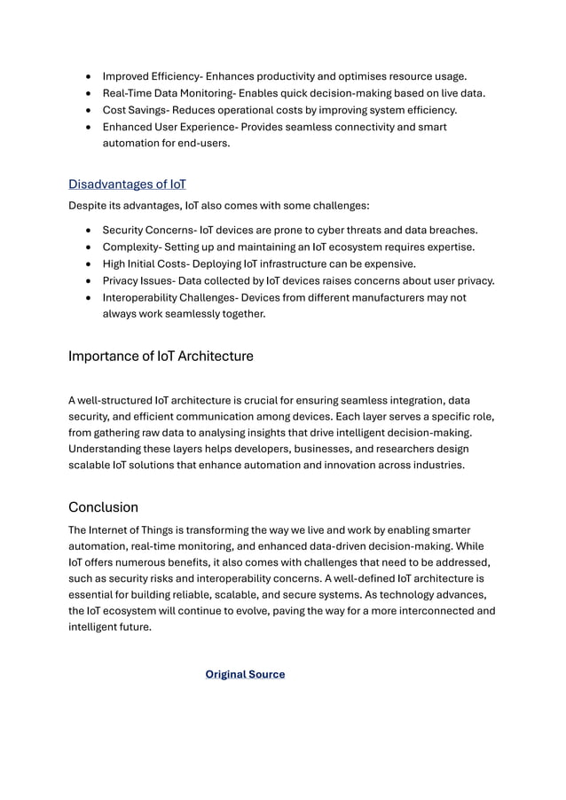 Understanding IoT and the 5-Layer Architecture of the Internet of ...