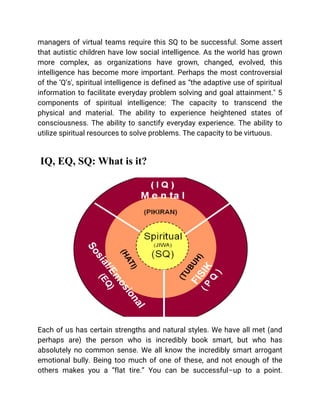 Understanding EQ,IQ and SQ | PDF