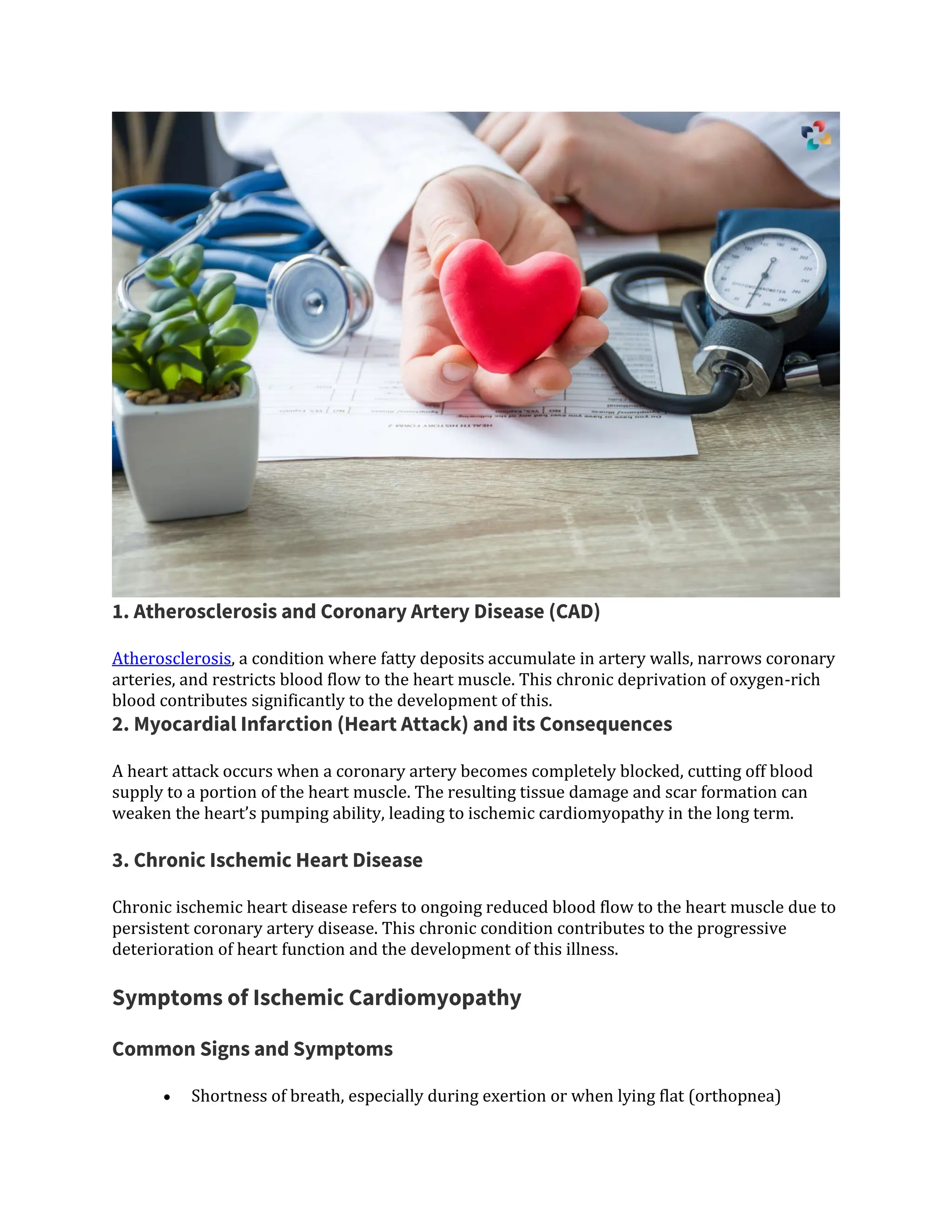 Ischemic Cardiomyopathy: Symptoms, Causes, Diagnosis, and Treatment ...