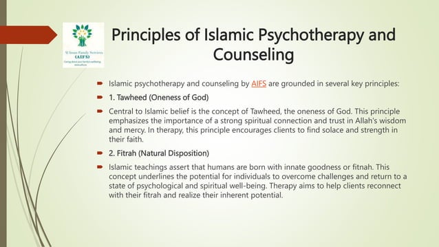 Understanding Islamic Psychotherapy and Counseling.pptx | Physical ...