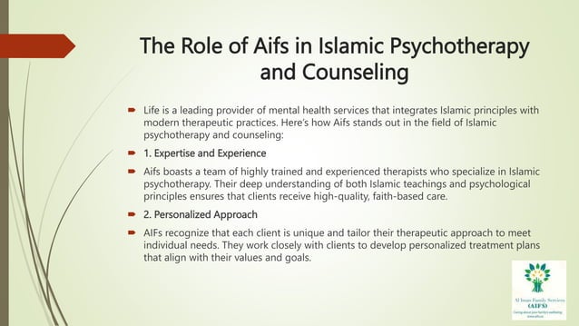 Understanding Islamic Psychotherapy and Counseling.pptx | Physical ...
