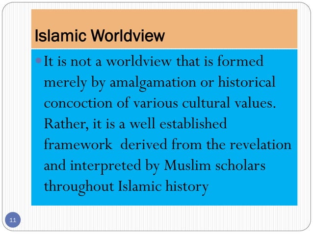 Understanding the Islamic Worldview | PDF | Islam | Religion & Spirituality