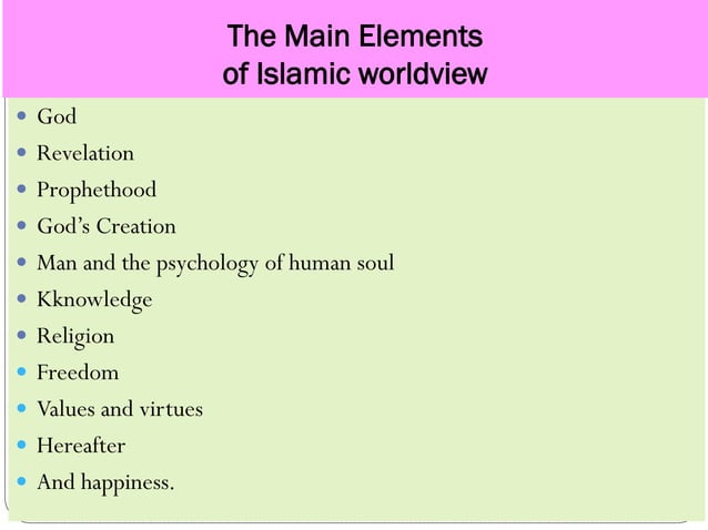 Understanding the Islamic Worldview | PDF | Islam | Religion & Spirituality