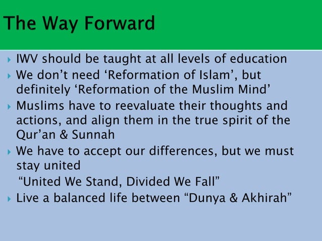 Understanding the Islamic Worldview | PDF | Islam | Religion & Spirituality
