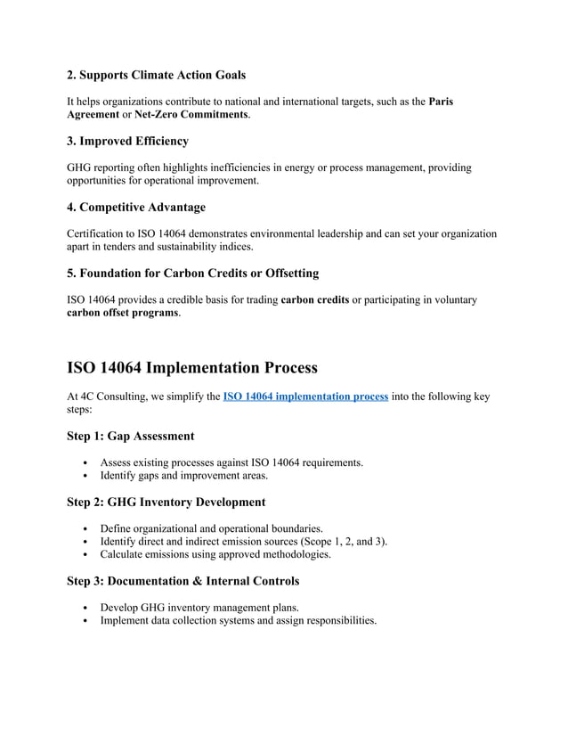 Understanding ISO 14064- A Guide to Greenhouse Gas (GHG) Management and ...