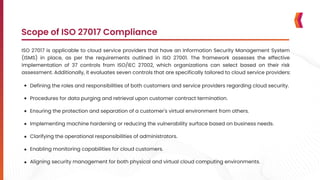 Understanding ISO/IEC 27017 (ISMS) Compliance | PDF