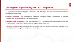 Understanding ISO/IEC 27017 (ISMS) Compliance | PDF
