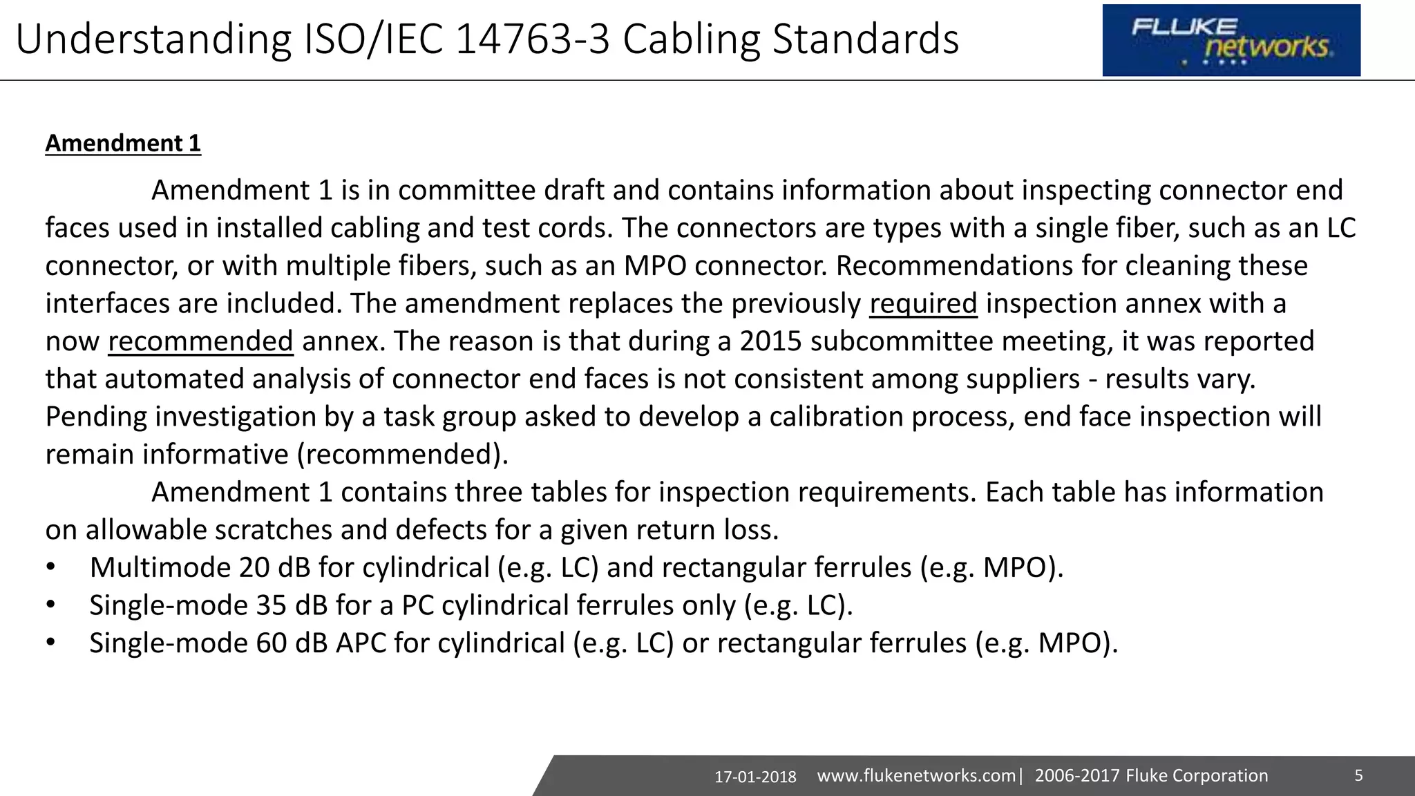 Understanding isoiec 14763 3 cabling standards | PPTX