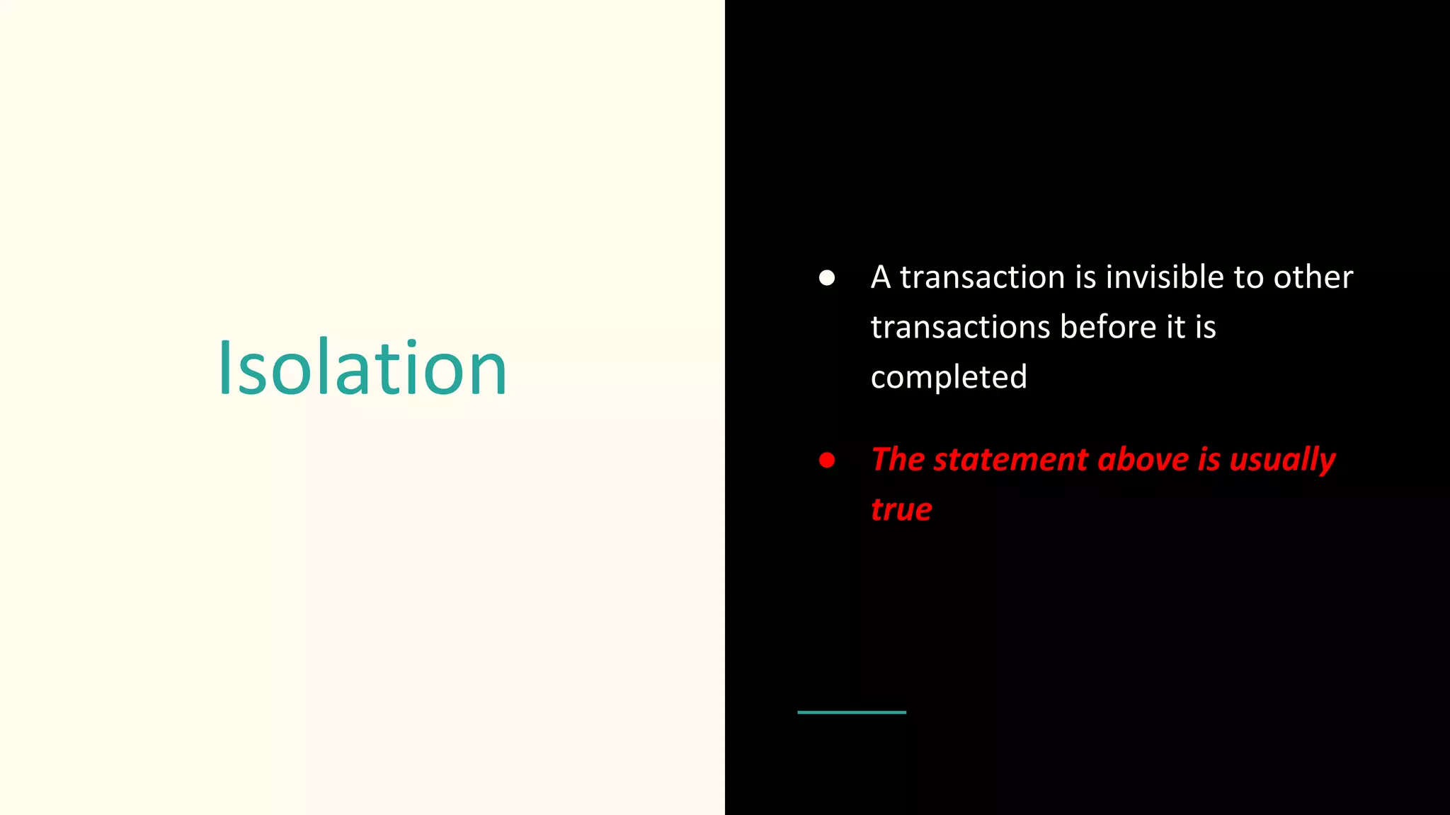 Understanding isolation levels | PPTX