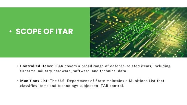 Understanding ITAR Compliance Safeguarding The Defense & Space Industry ...