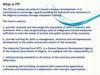 Understanding Industrial Training Fund Process | PPTX