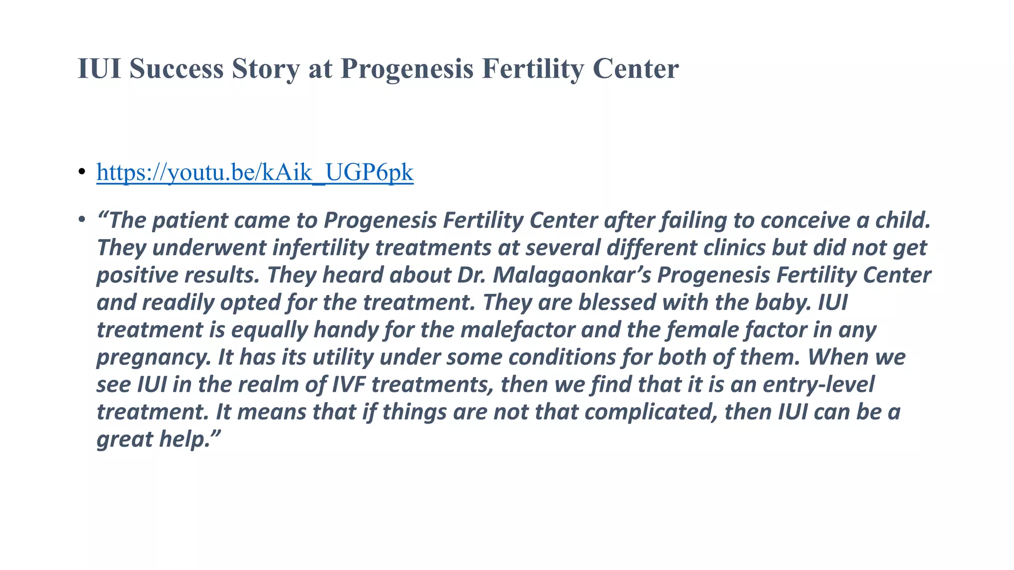 Understanding IUI Failure: Its Causes, Symptoms, and Treatments | PPT