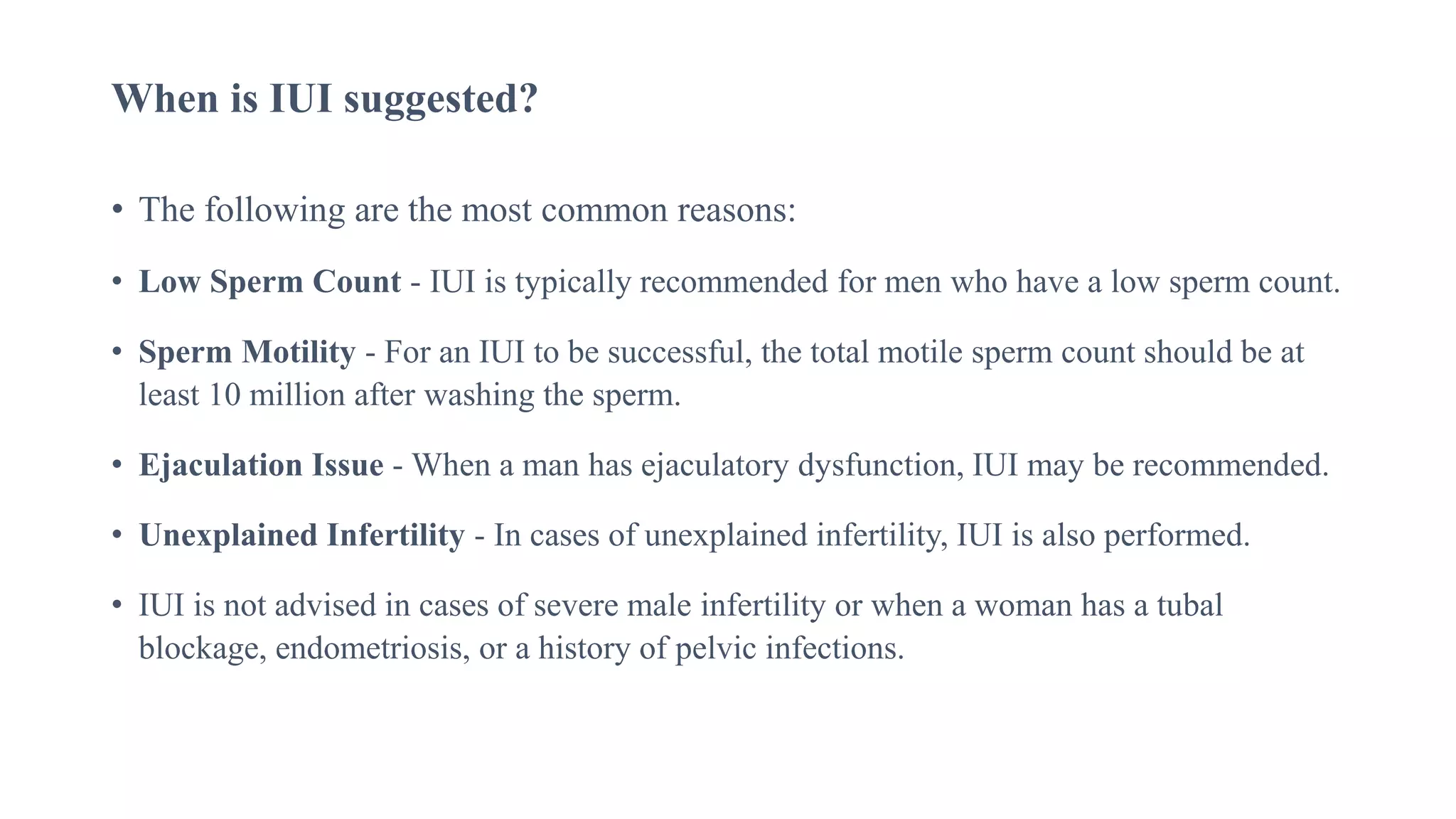 Understanding IUI Failure: Its Causes, Symptoms, and Treatments | PPT