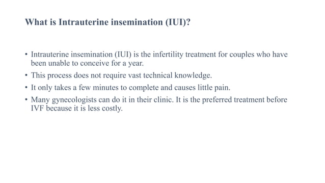 Understanding IUI Failure: Its Causes, Symptoms, and Treatments | PPT