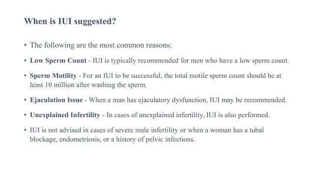 Understanding IUI Failure: Its Causes, Symptoms, and Treatments | PPT
