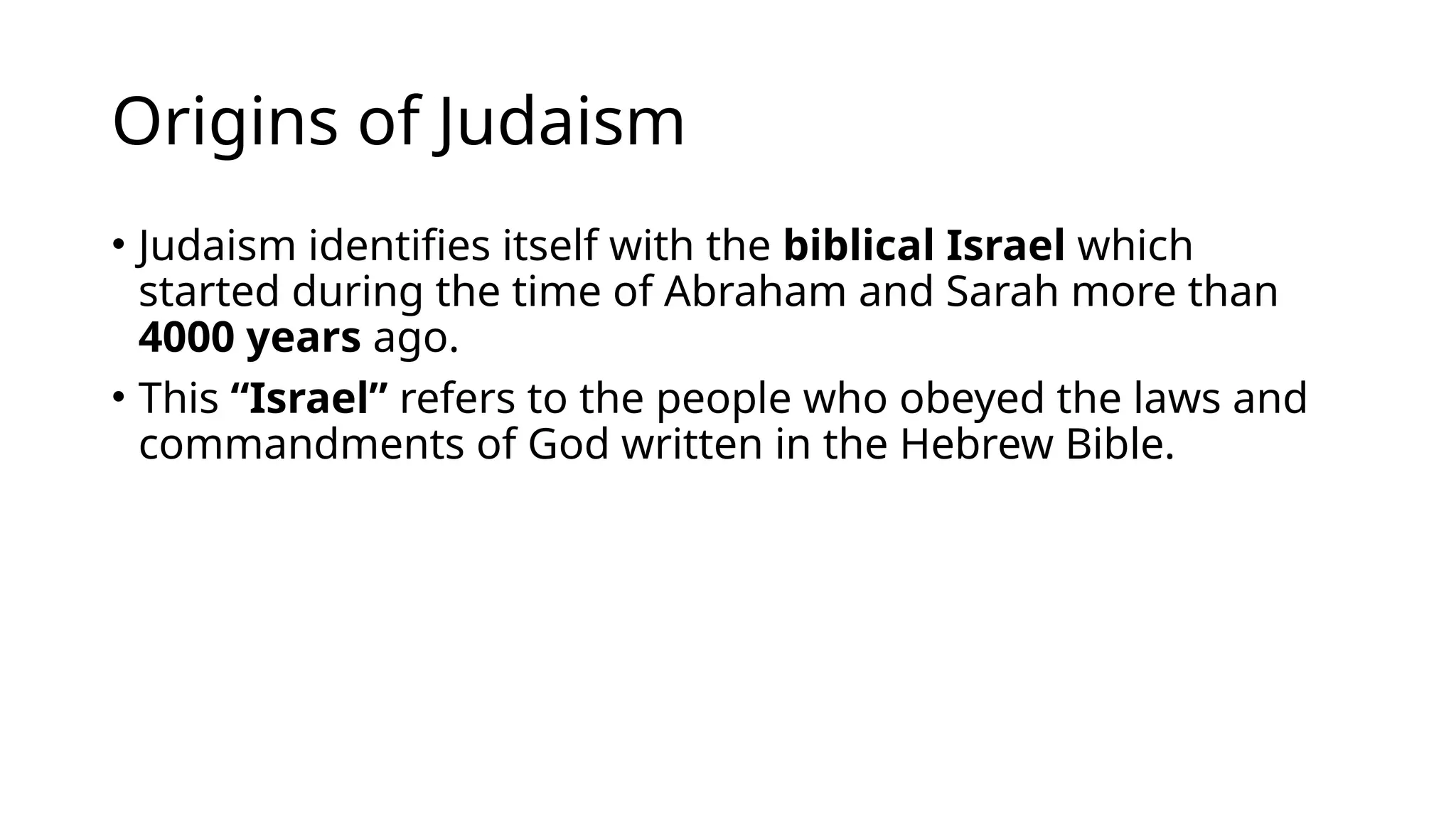 Understanding the culture, the origin and Belief system of Judaism | PPTX