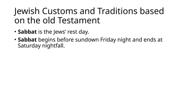 Understanding the culture, the origin and Belief system of Judaism | PPT