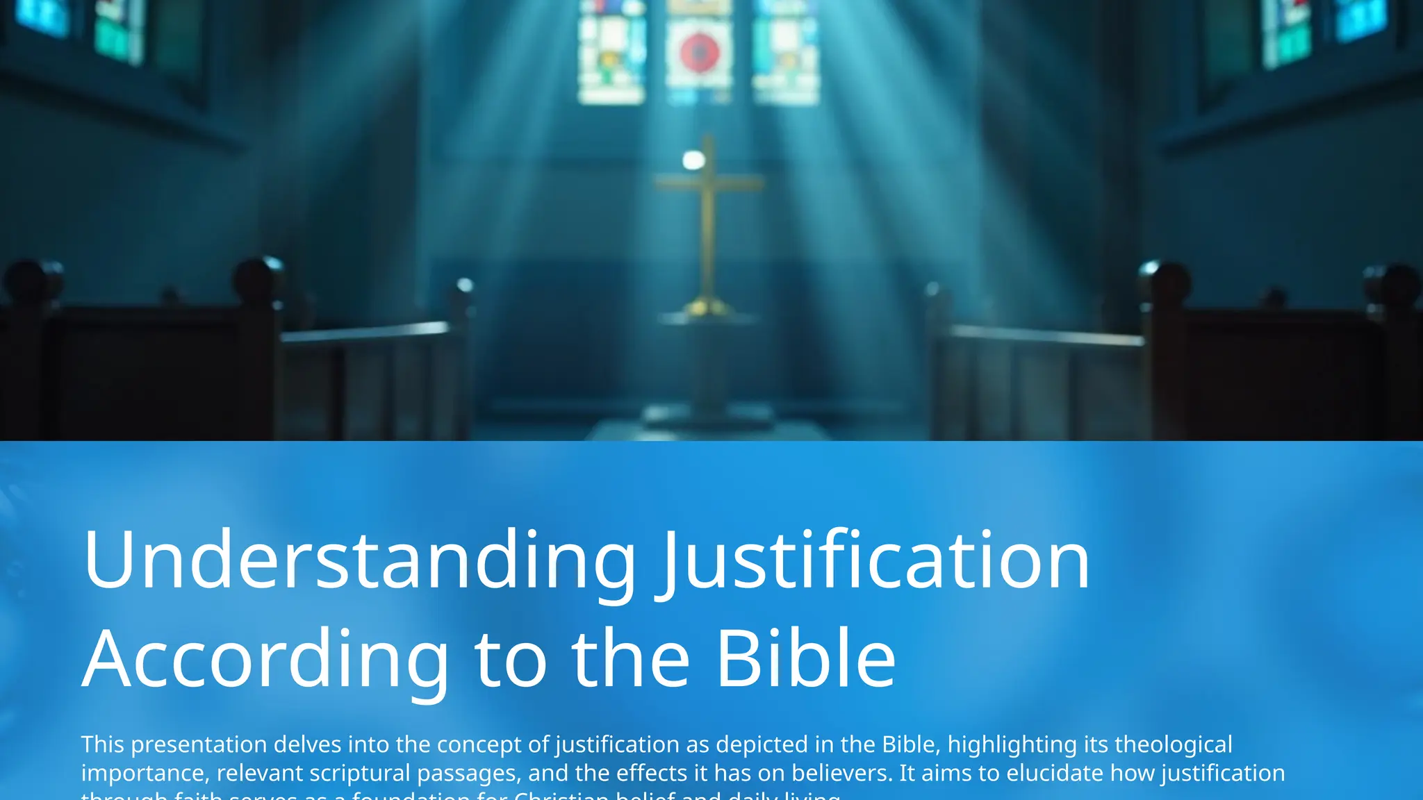 Understanding Justification.ppt format.. | PPTX