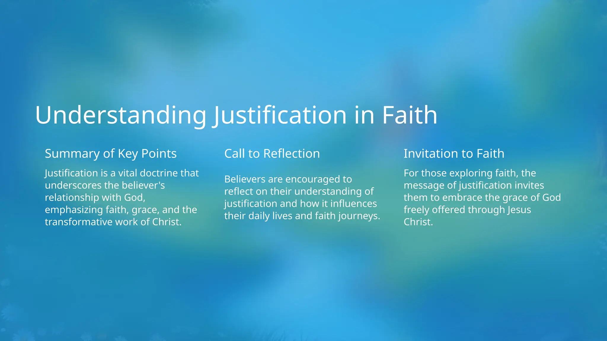 Understanding Justification.ppt format.. | PPTX