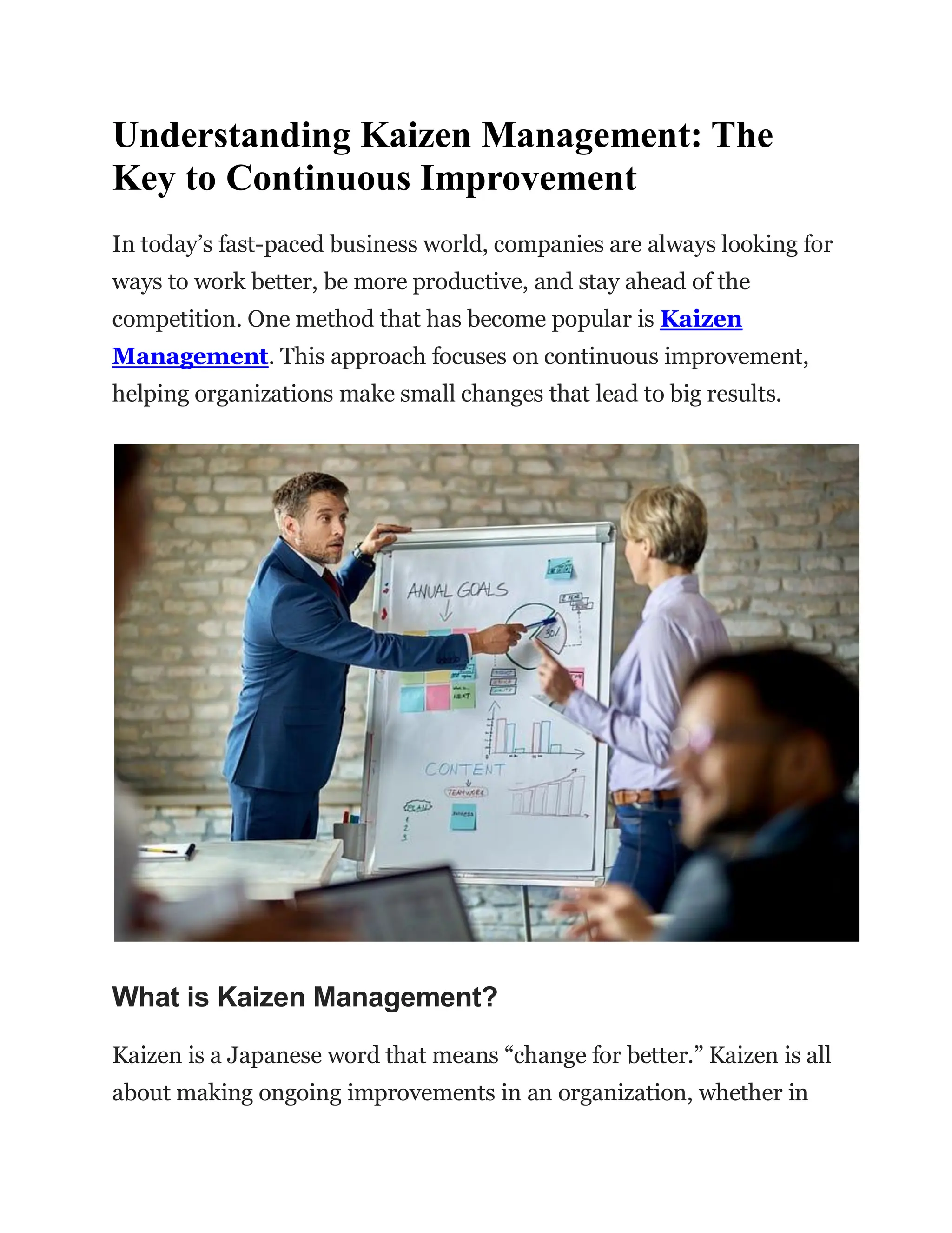 Understanding Kaizen Management - The Key to Continuous Improvement.pdf
