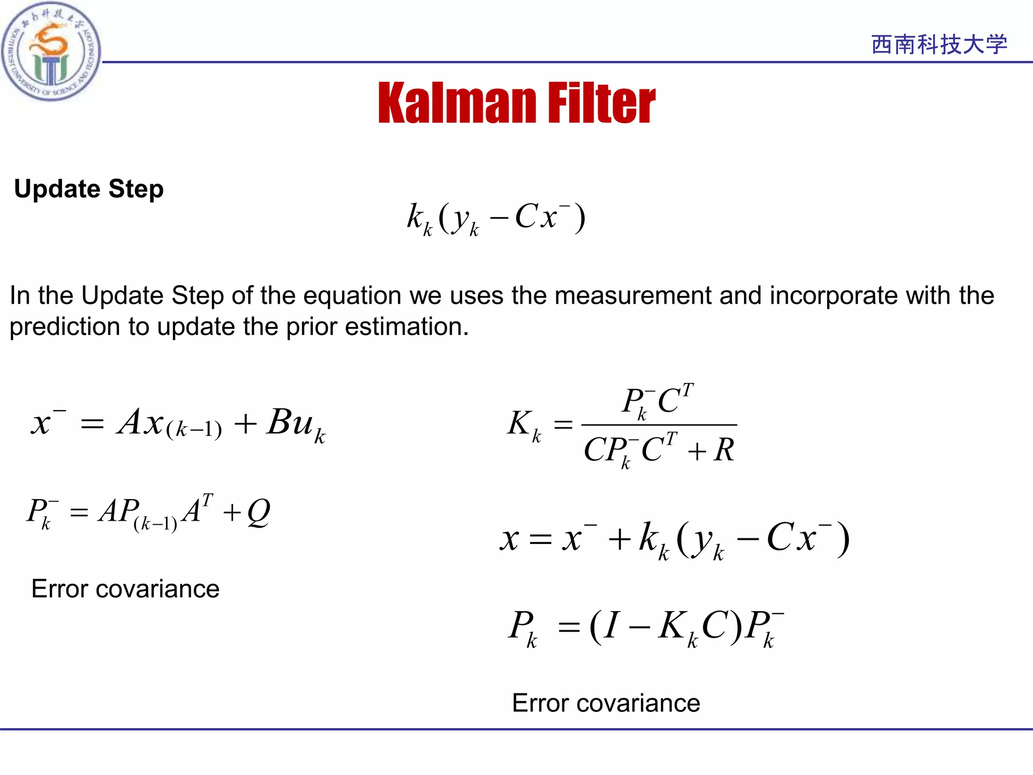 Understanding kalman filter for soc estimation. | PPTX