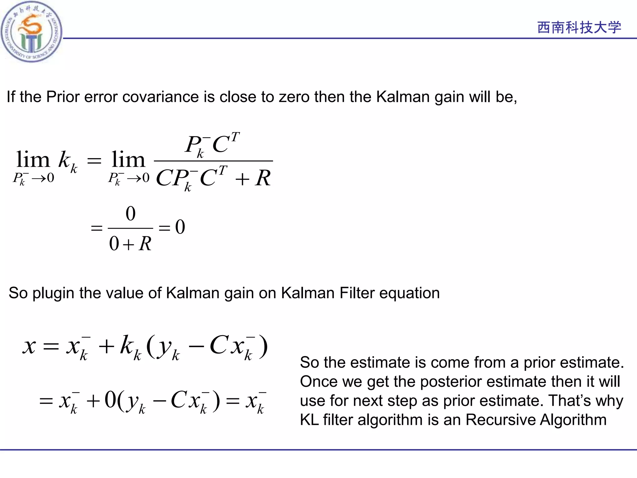 Understanding kalman filter for soc estimation. | PPTX