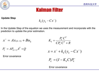 Understanding kalman filter for soc estimation. | PPTX
