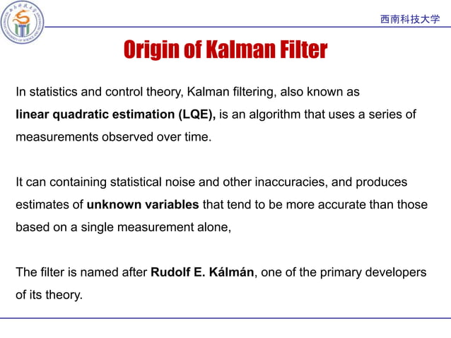 Understanding Kalman Filter For Soc Estimation Pptx