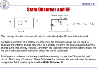 Understanding kalman filter for soc estimation. | PPTX