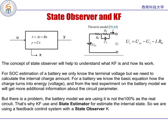 Understanding Kalman Filter For Soc Estimation Ppt