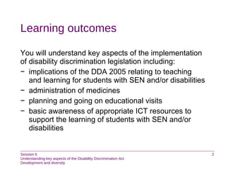 Understanding Key Aspects Of The Disability Discrimination Act ...