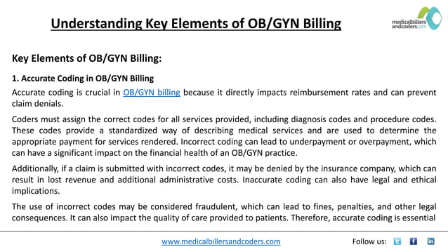 Understanding Key Elements of OB-GYN Billing.pptx | Health Insurance ...