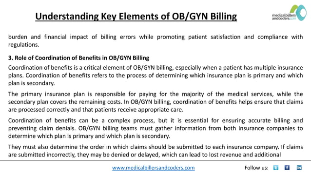 Understanding Key Elements of OB-GYN Billing.pptx | Health Insurance | Insurance