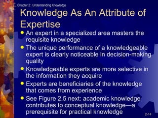Understanding knowledge | PPT
