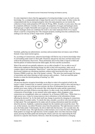 Understanding knowledge network, learning and connectivism | PDF | Computer Networking | Computing
