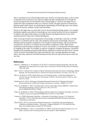 Understanding knowledge network, learning and connectivism | PDF | Computer Networking | Computing