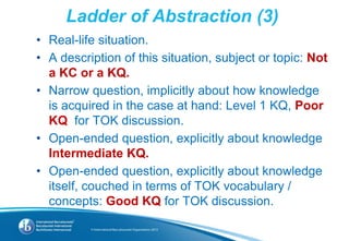 Understanding Knowledge Questions 2014.pptx