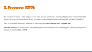 Understanding Laptop Components | PPTX